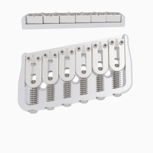 6 String Multi-Scale Fixed Guitar Bridge – Hipshot Products