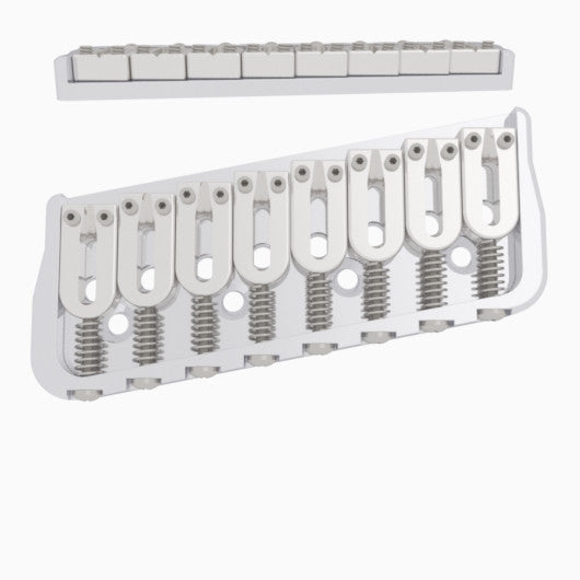 8 String Multi-Scale Fixed Guitar Bridge – Hipshot Products