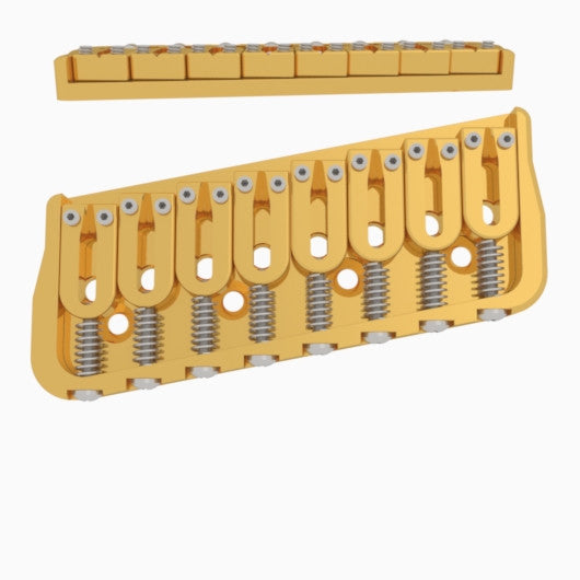8 String Multi-Scale Fixed Guitar Bridge – Hipshot Products