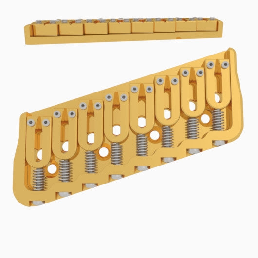 8 String Multi-Scale Fixed Guitar Bridge – Hipshot Products