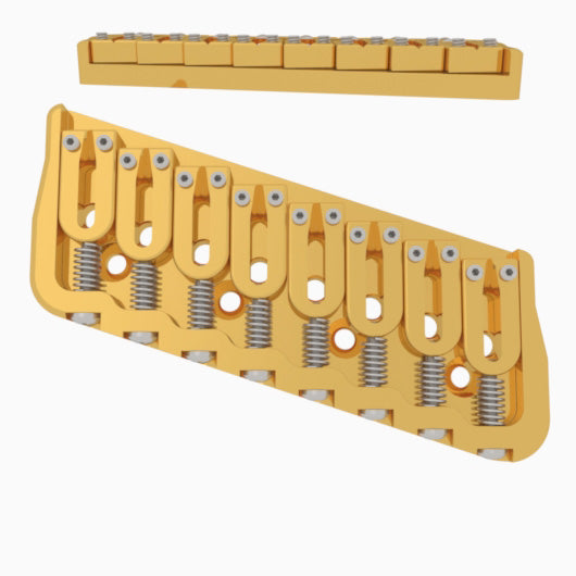 8 String Multi-Scale Fixed Guitar Bridge – Hipshot Products