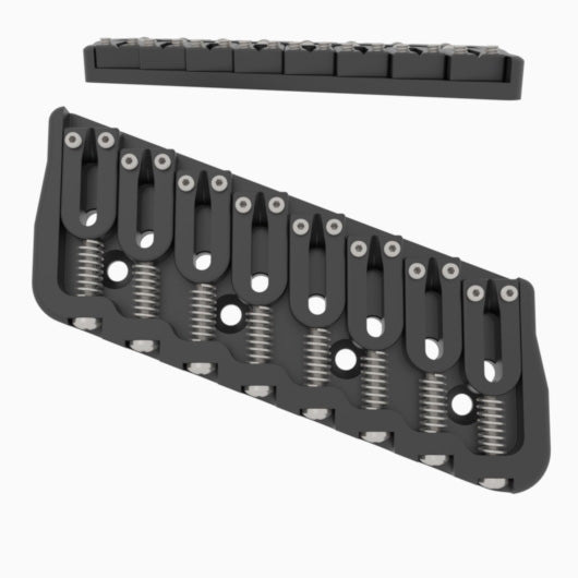 8 String Multi-Scale Fixed Guitar Bridge – Hipshot Products