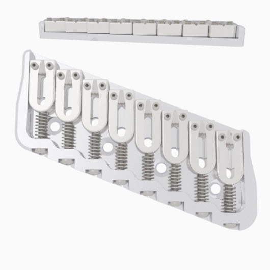 8 String Multi-Scale Fixed Guitar Bridge – Hipshot Products
