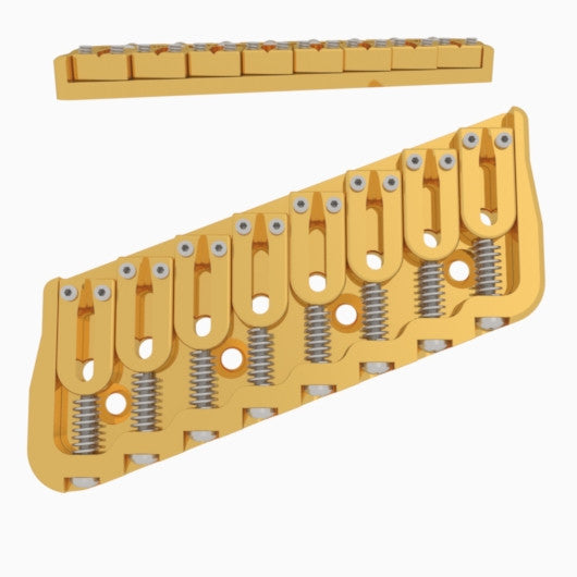 8 String Multi-Scale Fixed Guitar Bridge – Hipshot Products