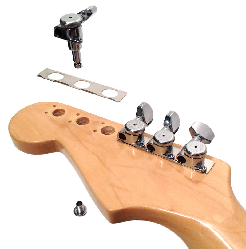 Guitar Tuner Upgrade Kit for 6 Inline Headstocks (10mm Post Hole ...