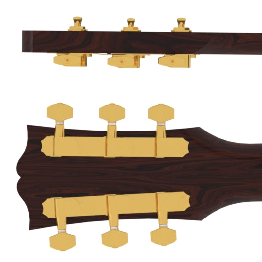 Guitar Tuner Upgrade Kit for 3+3 Headstocks (10mm Post Holes) – Hipshot ...